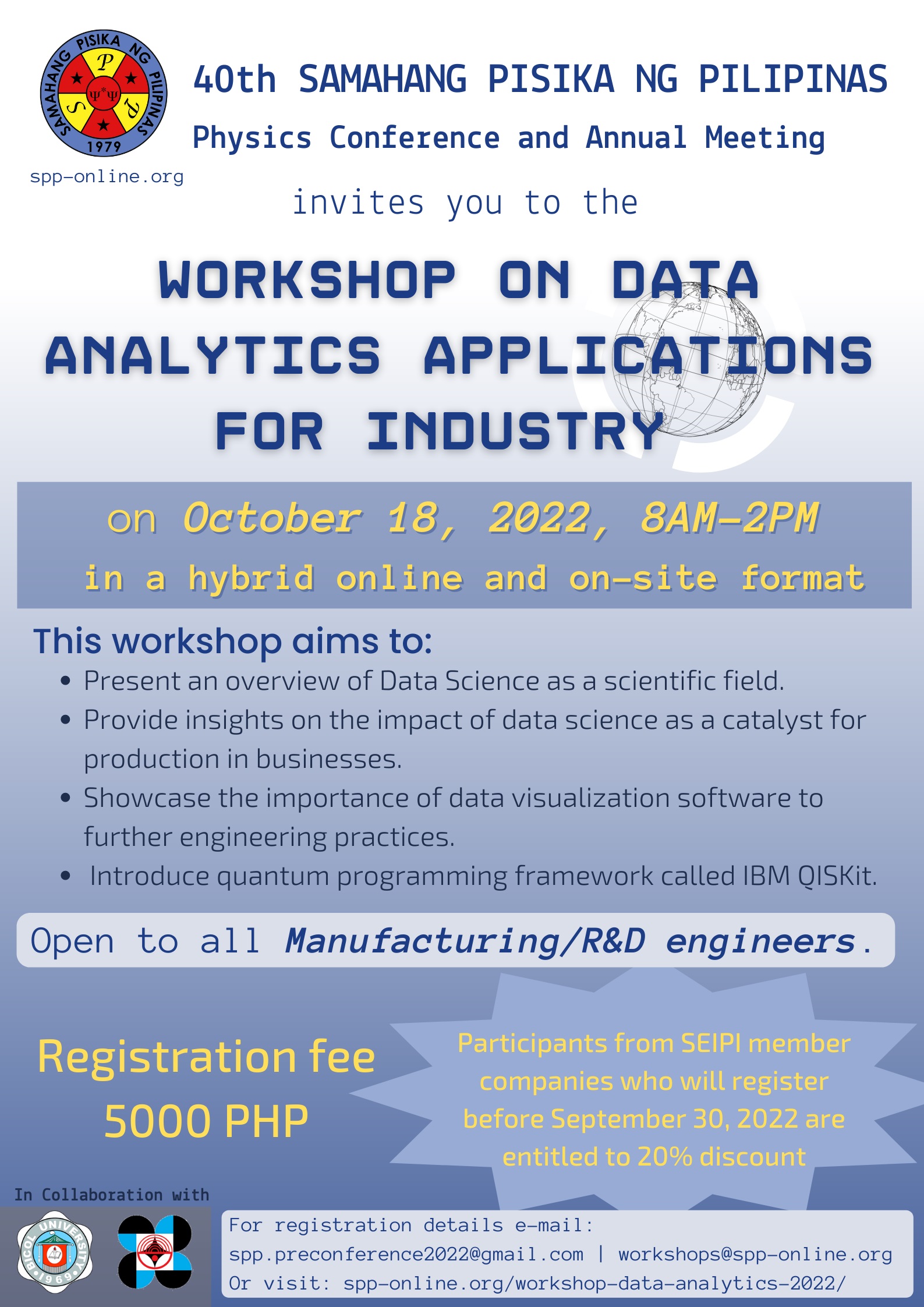 Workshop On Data Analytics Applications For Industry 2022 Samahang Workshop On Data Analytics Applications For Industry 2022 Samahang